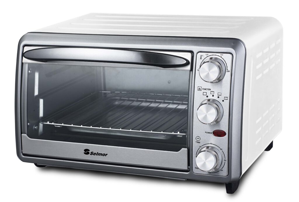 טוסטר אובן גדול סלמור בנפח 34 ליטר בצבע לבן - Selmor
