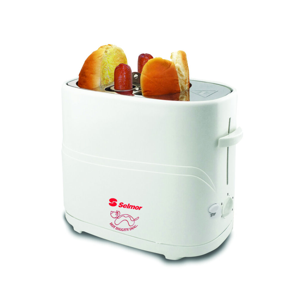 מכונת נקניקיות סלמור הכנה באידוי עם 2 מוטות ללחמניות - Selmor